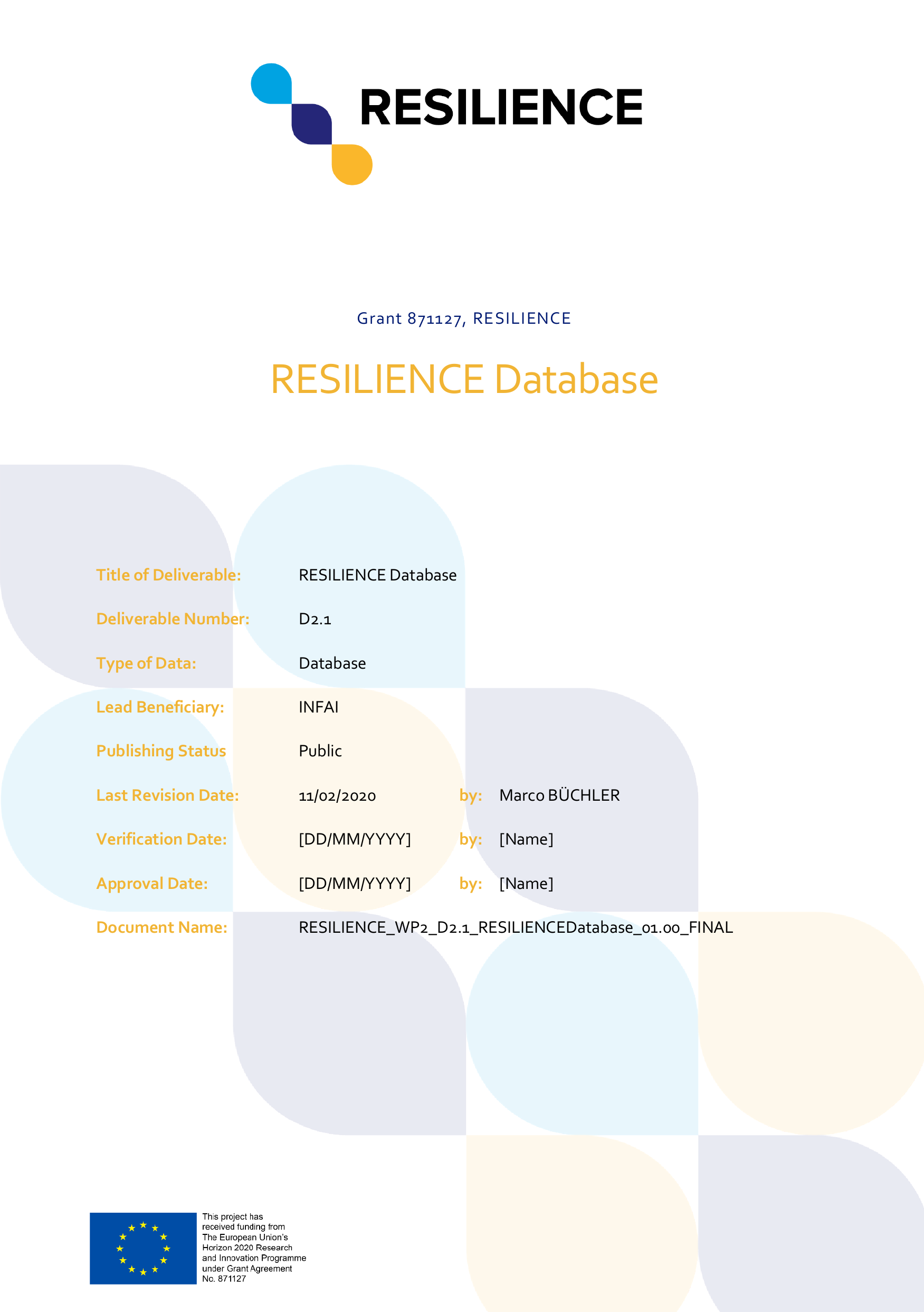The RESILIENCE Experts and Resources Database is Ready